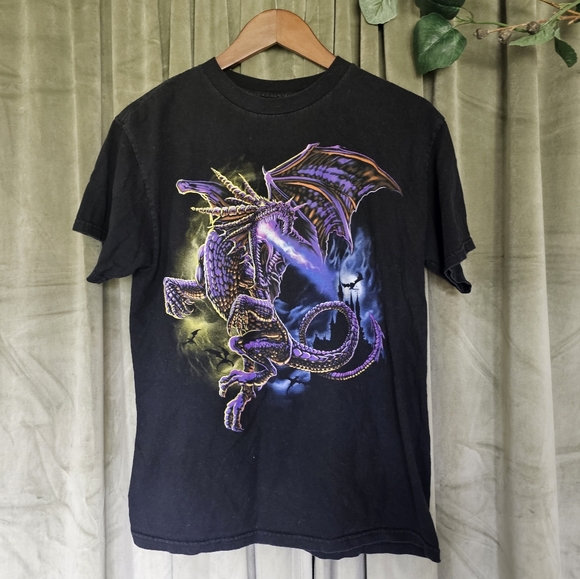 Tops | Y2k Dragon Tshirt | Poshmark